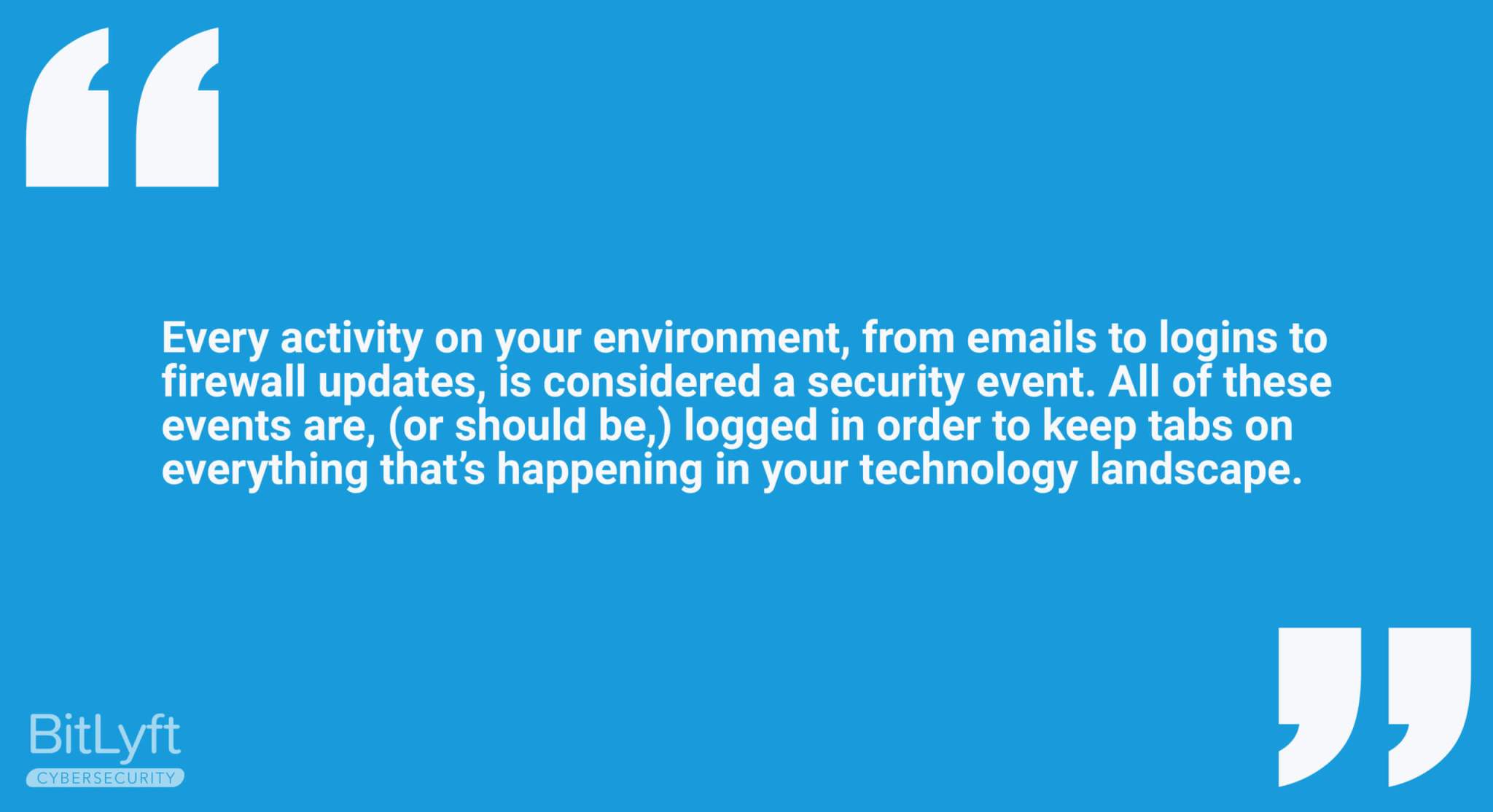 What is Security Logging and Monitoring? | BitLyft Cybersecurity